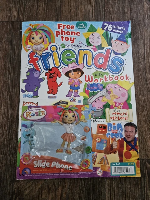 KIDS FRIENDS MAGAZINE Peppa Pig Workbook Ben And Holly Issue #240 £9.99 ...