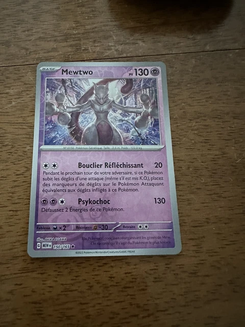 CARTE POKÉMON MEWTWO REVERSE 150/165 - EV3.5 MEW 151 - FR NEUVE EUR 3,00 - PicClick FR