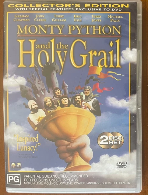 MONTY PYTHON AND the Holy Grail 1975 John Cleese R:4 Special Ed 2 DVD ...