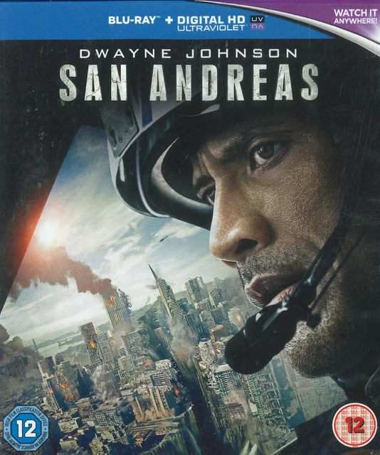 SAN ANDREAS (2015) Blu-Ray, Dwayne Johnson,Carla Gugino,Alexandra ...