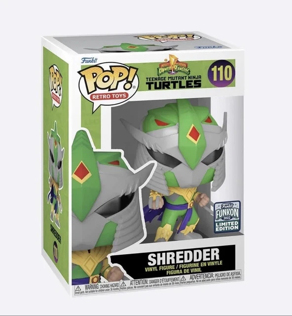 FUNKON II 2022 Shared Funko Pop! TMNT SHREDDER as GREEN RANGER Vinyl ...
