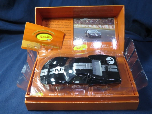NEW SLOT.IT, CW10 Ford GT40 MkII, No2, 1st Le Mans, 1966, Boxed. Ltd ...