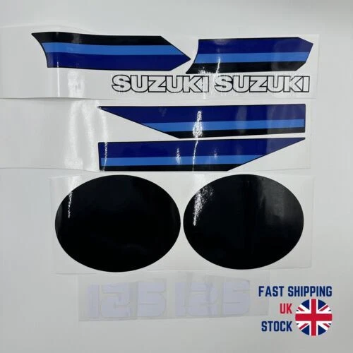 SUZUKI TS125ER TS125 Decal Sticker Set Kit £54.99 - PicClick UK