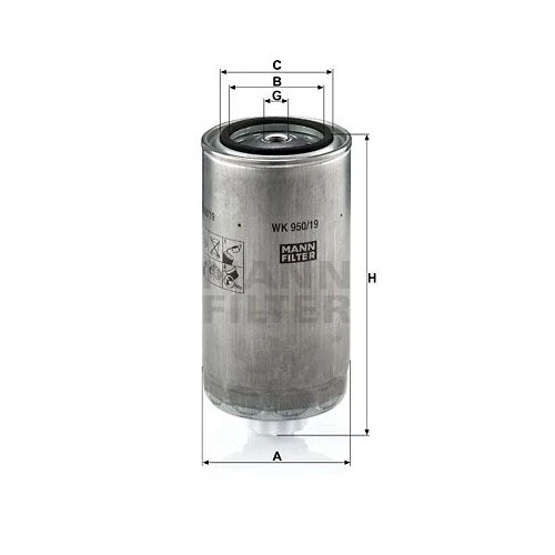 MANN-FILTER FILTRO CARBURANTE per IVECO ASTRA HEULIEZ CASE IH CLAAS EUR 16,71 - PicClick FR