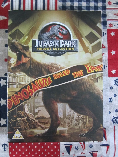 JURASSIC PARK TRILOGY Collection 2018 X3 Dvd Set Region 2 Uk Pal Format ...