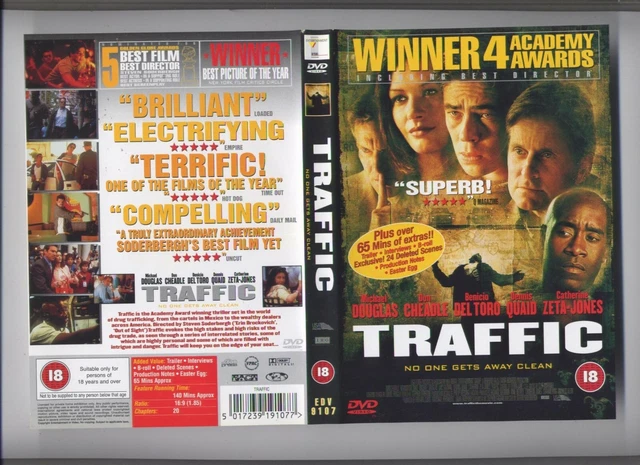 TRAFFIC DVD MICHAEL Douglas, Catherine Zeta-Jones £1.00 - PicClick UK