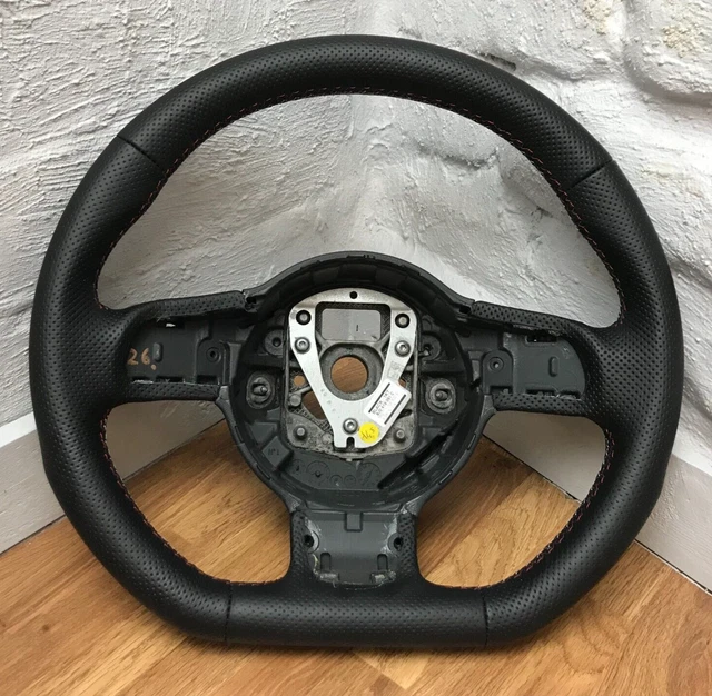 GENUINE AUDI DSG steering wheel. Black leather. 8P RS3. 8J TT etc ...
