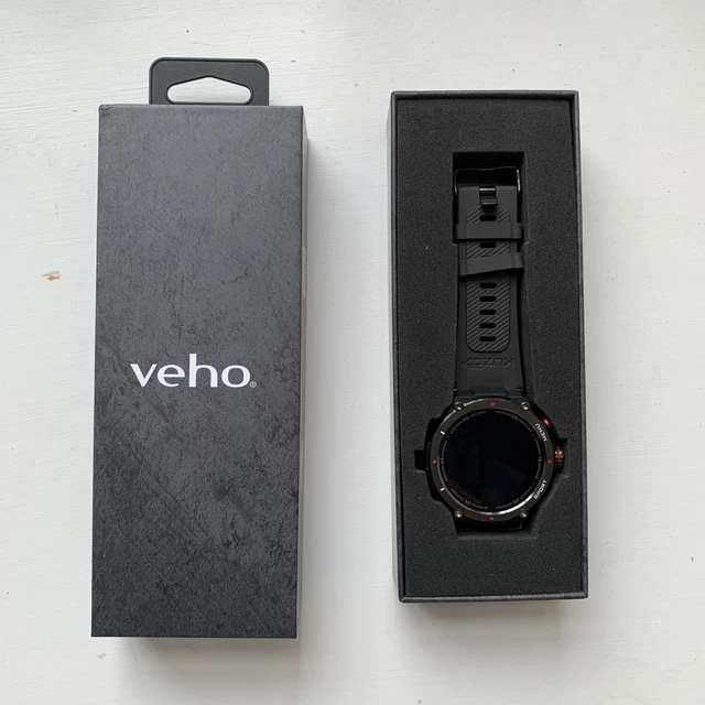 VEHO KUZO II FS-2 | Sports Smart Watch with GPS |Black | AMOLED | NEW ...