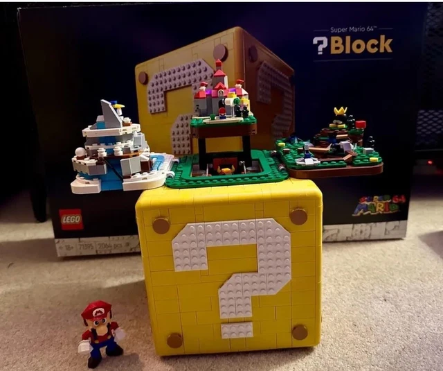 LEGO SUPER MARIO: Super Mario 64 Question Mark Block (71395) £134.99 ...