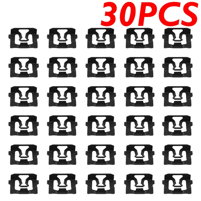 FORD F100 F150 F250 F350 Windshield Trim Molding Clips- 30 pcs- #026 CN ...