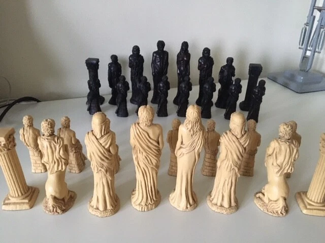STUDIO ANNE CARLTON Sac Gods Of Mythology Hand Made Chess Set Boxed £31 ...