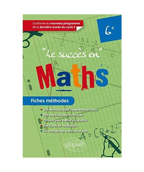 LE SUCCÈS EN Maths: Fiches Méthodes: Conforme Au Nouveau Programme, Gérald, N EUR 10,48 ...