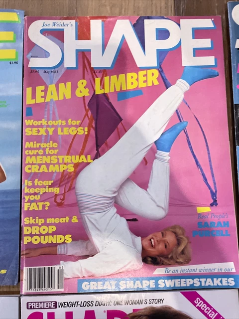 JOE WEIDER SHAPE magazines - 7 Lot Collins/Brittany/Halle/Estefan ...