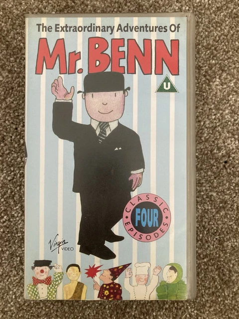 THE EXTRAORDINARY ADVENTURES OF MR BENN VHS VIDEO VIRGIN RETRO RARE ...