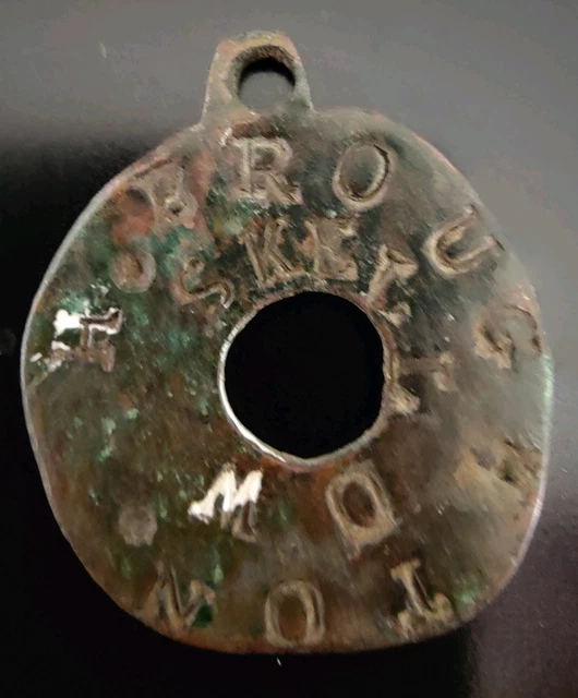 MINING COLLIERY PIT Check Tally Token marked H.Broughton Skellow £5.45 ...