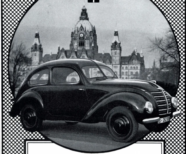 HANOMAG AUTO & Schlepper Reklame 1939 Diesel Traktor 1,3 Lieter Werbung ...