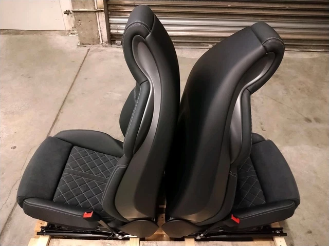 SEDILI SPORTIVI AUDI A4 A5 S4 S5 8 W B9 pelle Alcantara Recaro NUOVO ...