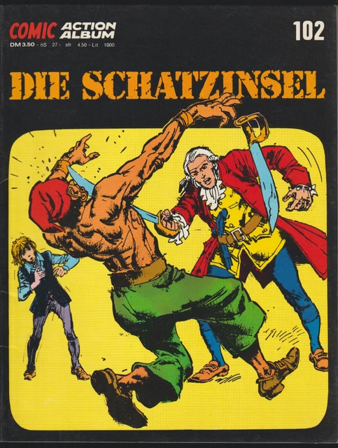 COMIC ACTION ALBUM #102 The Treasure Island, Gevacur 1974 | LITERATURE ...