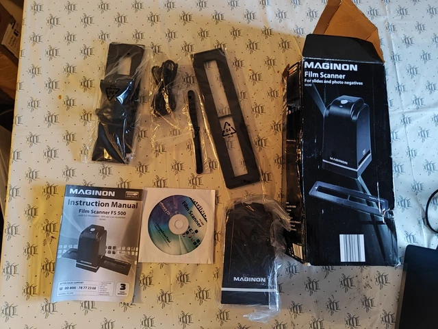MAGINON FILM SCANNER for negatives, complete, barely used £7.75 ...