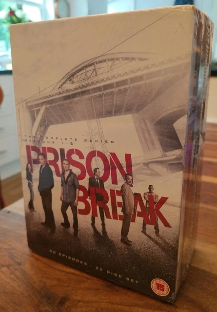 PRISON BREAK: THE Complete Series - Seasons 1-5 [25] DVD Box Set 90 ...