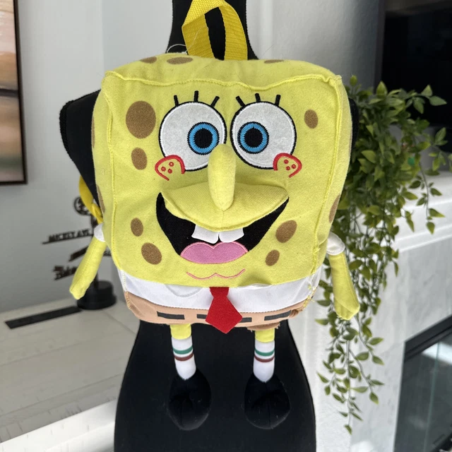 NICKELODEON SPONGEBOB SQUAREPANTS Figure Stuffed Animal Plush Backpack ...