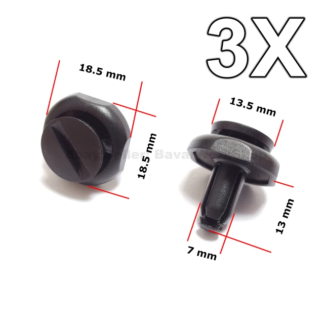 3X 7MM RADIATOR Cover, Engine Undertray Trim Clips for Toyota £6.65 ...