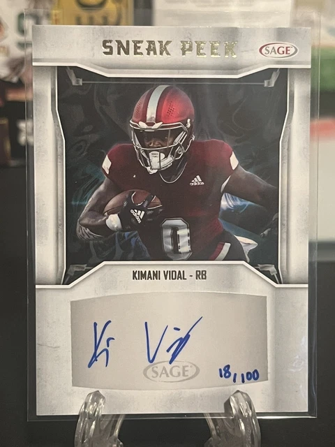KIMANI VIDAL 2024 SAGE HIT Auto Autographe RC Rookie Troy 18/100 EUR 1 ...
