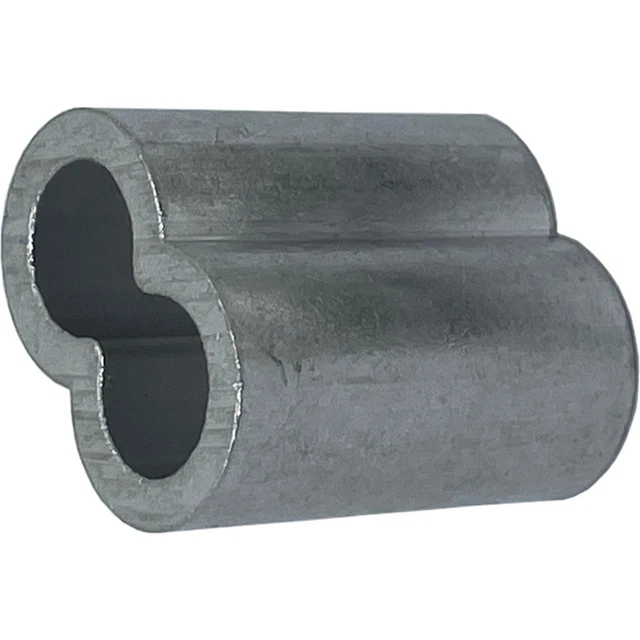 200X WIRE ROPE clamp Aluminium 1,5mm Aluminium Press clamp Press sleeve ...