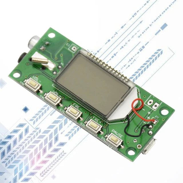 DSP PLL 87-108MHZ Digital Wireless Microphone Stereo Module Board $18. ...