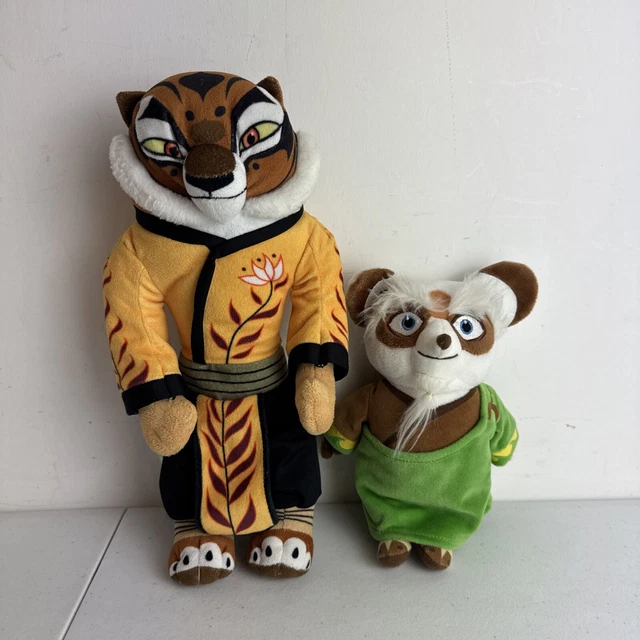 KUNG FU PANDA 3 TIGRESS & Sifu Plush Soft Toy Cuddly Stuffed Tiger ...