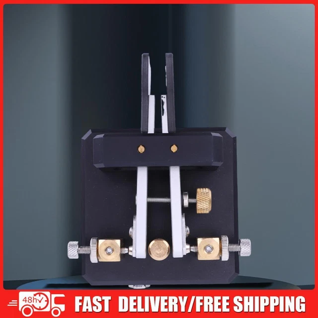 Cw Morse Code Keyer Portable Telegraph Key Square Shaped Base For Radio Amateur 111 09