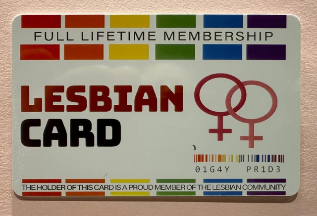 LESBIAN GAY PRIDE ID Card - Full Lifetime Membership | LGBTQIA+ ...
