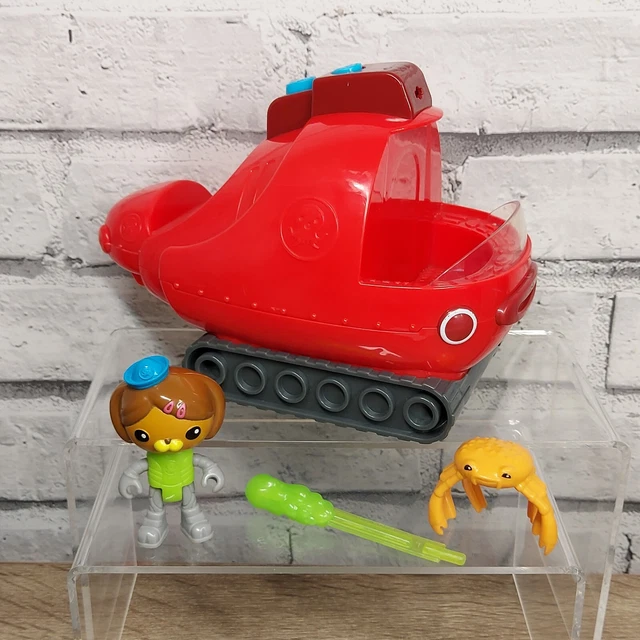 OCTONAUTS GUP X Dashi Orange Crab Slime Dart Playset Red Vehicle Octo ...
