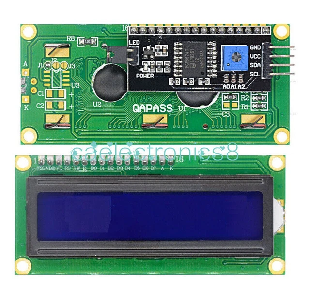 16x2 1602 Lcd Character Display Iici2ctwispi Serial Interface Board Module £277 Picclick Uk