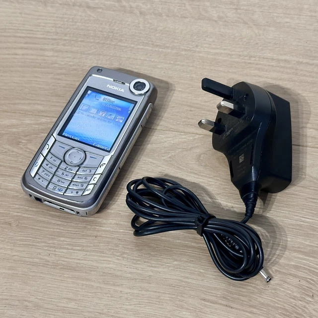 NOKIA 6680 SILVER Mobile Phone - w./ Original Charger - Working - Good ...