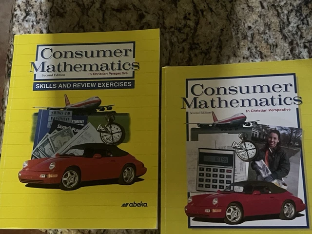 ABEKA CONSUMER MATHEMATICS Text Book And Skills And Review Exercises ...