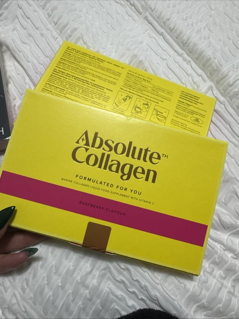ABSOLUTE COLLAGEN SACHETS Qty 28 - Raspberry Flavour £38.00 - PicClick UK