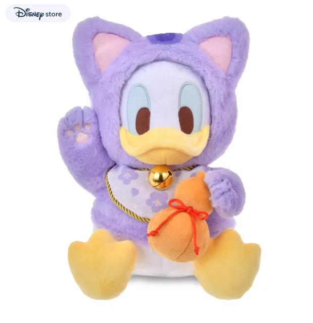 DISNEY STORE DONALD Duck Plush New Year 2026 Cat Costume Shiro Sumire ...