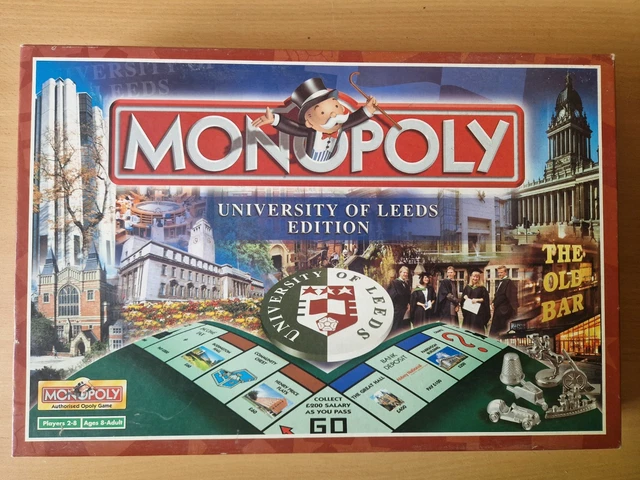 MONOPOLY UNIVERSITY OF Leeds Limited Edition Very Rare Board Game ...