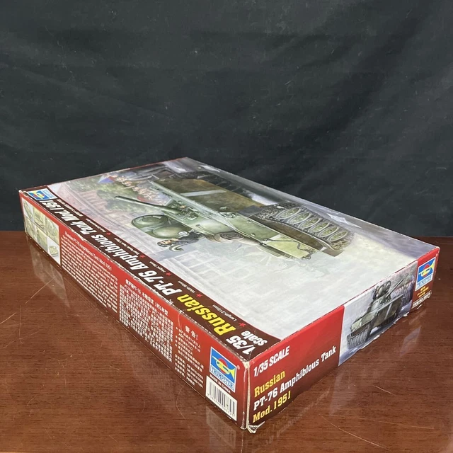 TRUMPETER 1/35 SOVIET PT-76 1951 Amphibious Light Tank TRUMPETER 00379 ...