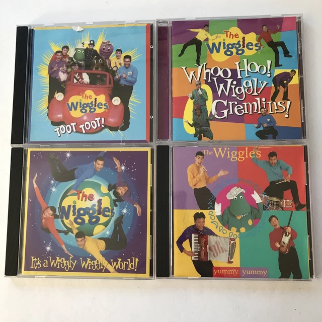 WIGGLES CDS BULK x4 Original Cast Merchandise M 90s 00s Wiggly Wiggly ...