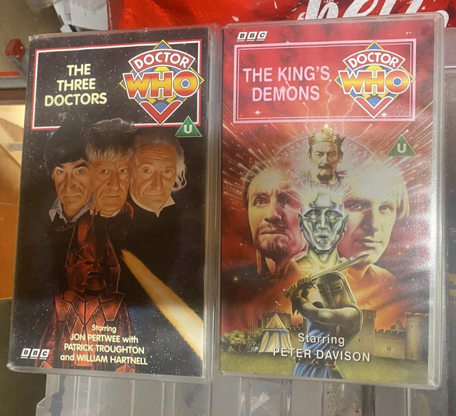 DOCTOR WHO VHS Video Bundle The Theee Doctors And The Kings Demons £2. ...