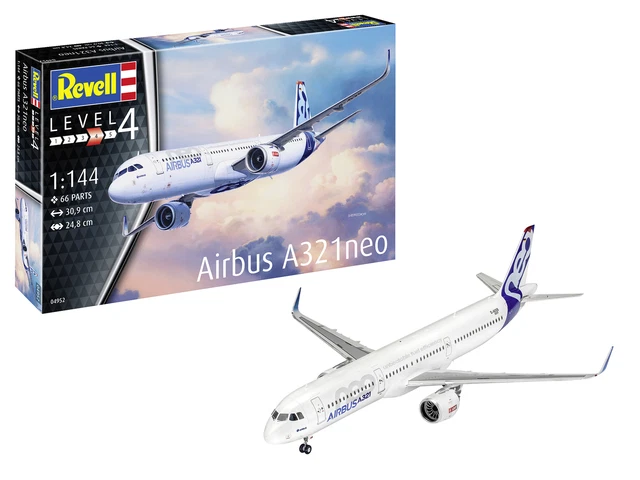 AIRBUS A321 NEO Model Set 1:144 Plastique Model Kit 64952 Revell EUR 45 ...