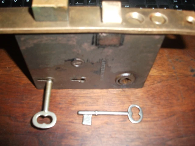 VTG. SARGENT 6354 PUSH BUTTON MORTISE LOCK DOUBLE KEY ENTRANCE $95.00 ...