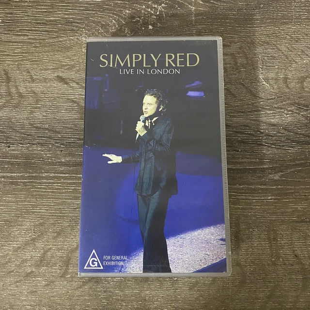 SIMPLY RED VHS Live In London (VHS, 1999) British Pop Band Live Music ...