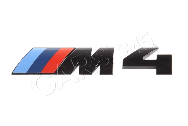 ORIGINAL 2016 BMW M4 F83 M4 Emblem Schriftzug schwarz hinten ...