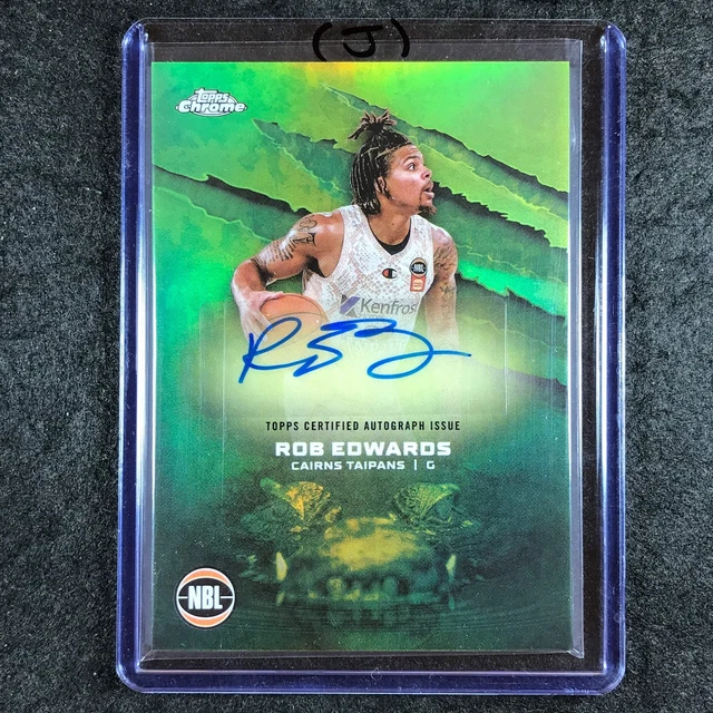 2024-25 TOPPS CHROME NBL ROB EDWARDS NBL Auto Refractor #RE (J) $24.99 ...