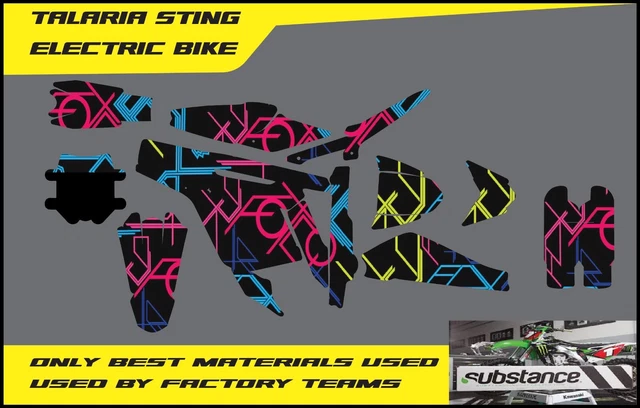 TALARIA STING GRAPHICS Kit Talaria Sticker Kit Talaria Decals Kit ...