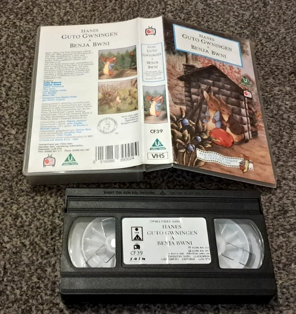 THE TALE OF Peter Rabbit Hanes Guto Gwningen Welsh Pal Vhs Video Kids ...
