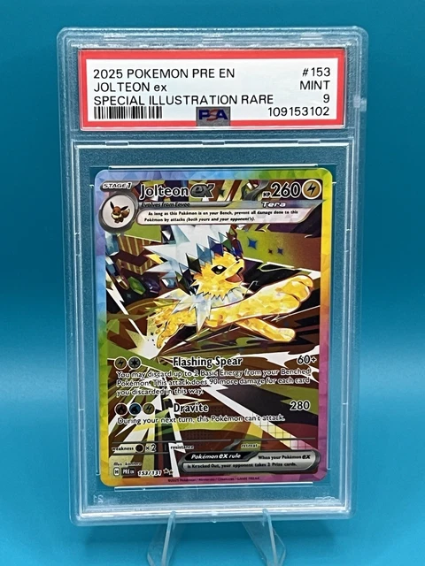 2025 POKEMON PRISMATIC Evolutions Special Illustration Rare Jolteon Ex Psa 9 £255.42 - PicClick UK